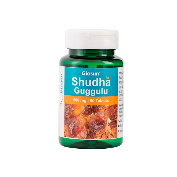 Shudha Guggulu 500 mg Tablets - Giosun